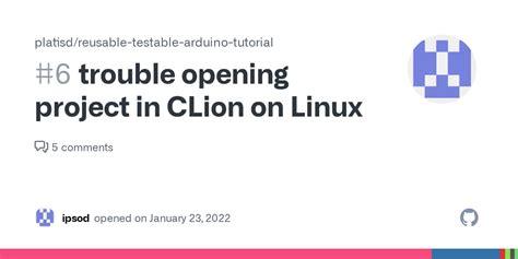 Trouble Opening Project In CLion On Linux Issue 6 Platisd Reusable Testable Arduino