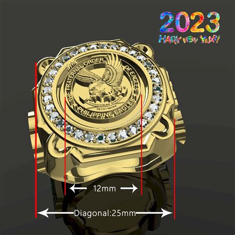 Tfoe Pe Semi Bull Ring Kuya Ph Eagle Head On Ring Side Deo Et