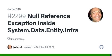 Null Reference Exception Inside Systemdataentityinfrastructure