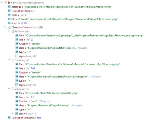 The Exception Point Is Not Included To The Exceptions Trace · Issue 334 · Mage2procore · Github