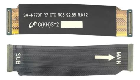 Cabo Flex Flat Conector Sub Main Para Galaxy Lite N F Mercadolivre
