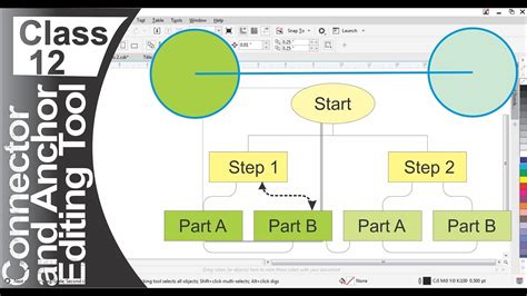 Xtreme Gfx How To Use Connector Tool Anchor Editing Tool In Coreldraw Youtube