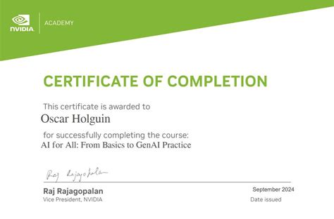 Oscar Holguin Vargas On Linkedin Ai Genai Nvidia