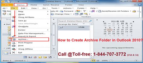 How To Create Archive Folder In Outlook 2010 Feedsfloor
