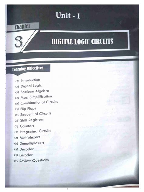 logic circuits pdf
