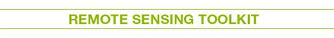 Remote Sensing Toolkit