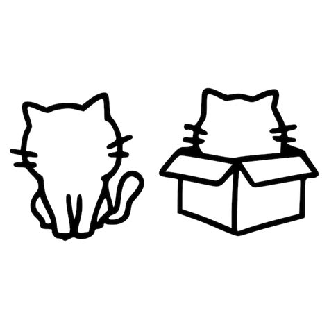 Premium Vector Cartoon Kitty Icon