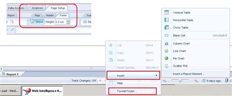 Solved Business Objects Report Footer SAP Community