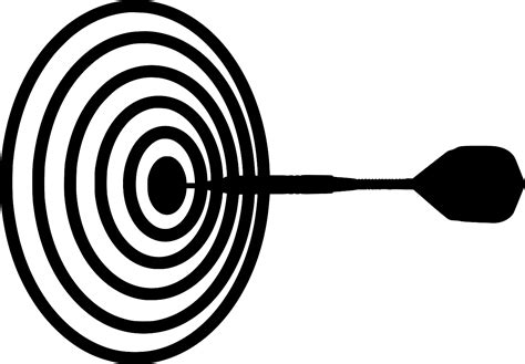 Svg 다트 목표 실패 화살 무료 Svg 이미지 및 아이콘 Svg Silh