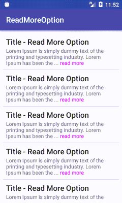 Readmoreoption Convert Your Textview In Expand Codekk Androidopen Source Website