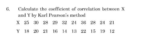 Solved Calculate The Coefficient Of Correlation Between X Chegg