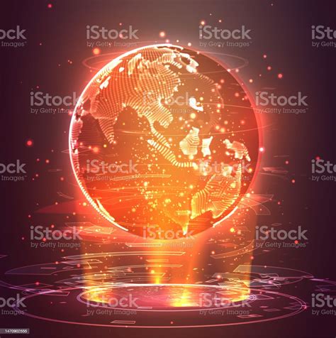 벡터 3d 행성 지구는 여러 가지 색의 배경에 배경 3차원 형태에 대한 스톡 벡터 아트 및 기타 이미지 3차원 형태 개념 개념과 주제 Istock