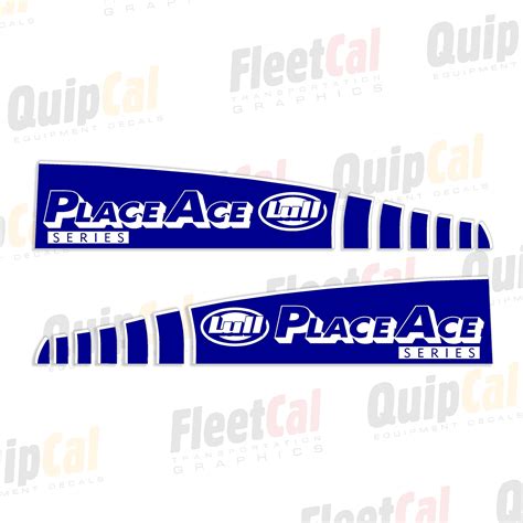 Lull Place Ace Series 2 Marking Decal Pair 1 Pair Truck And