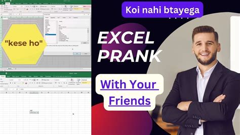 ms excel trick micosoft excel prank with your friends excel prank