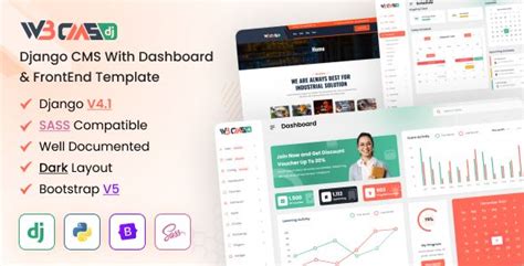 W3cms Pre Build Django Cms Admin Frontend Graphicfort Frontend