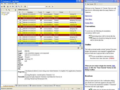 Log4j Project Chainsaw V2 Documentation