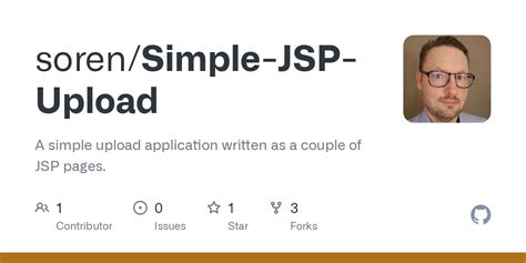 github soren simple jsp upload a simple upload application written