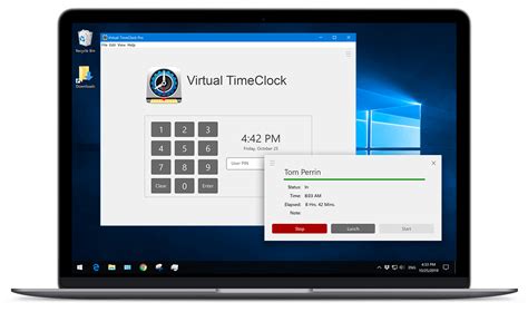 virtual timeclock pro advanced employee time clock software