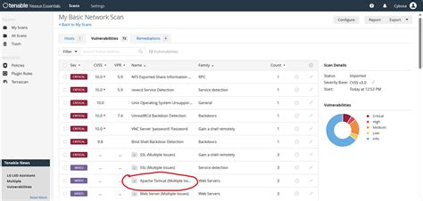 Vulnerability Assessment And Analysis Using A Vulnerability Tool Nessus By Freda Onyeka Bosa