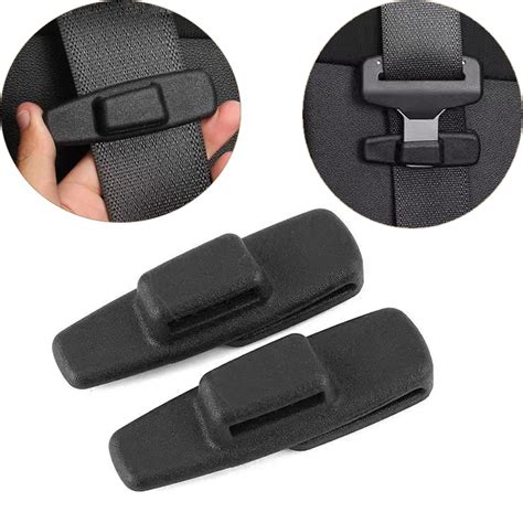 범용 강력 자동차 안전 벨트 버클 패스너 탄성 조정 클립 자동차 인테리어 액세서리 2 개 Aliexpress