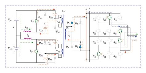 Equivalent Circuit And Current Flow Path For Mode 7 To Mode 12 Download Scientific Diagram