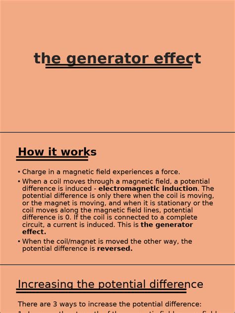 The Generator Effect Pdf