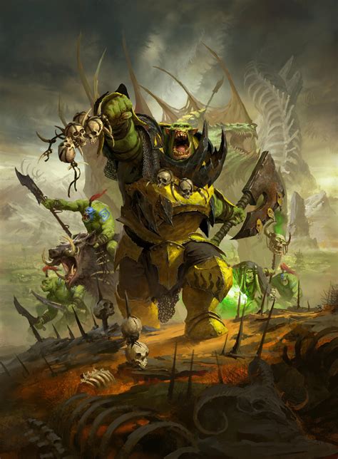Artstation Orruk Warclans Cover Art
