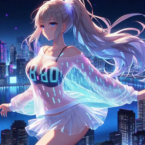 Rule 34 Bare Legs Bitset Bra Breasts Female Ponytail Short Skirt