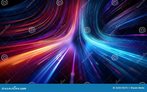 Technology Network Digital Data Flow Artificial Intelligence Data Analytics Processing Abstract