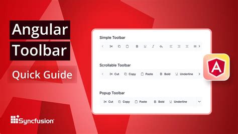 Angular Toolbar The Ultimate Feature Walkthrough Self Guided Angular Toolbar The Ultimate Feature Walkthrough Self Guided