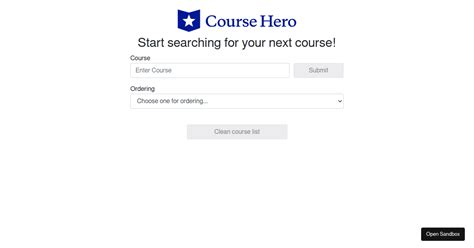 Coursehero Assignment Codesandbox Coursehero Assignment Codesandbox