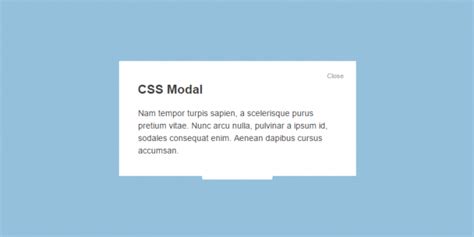 Css Modal Windows Page 3 Of 6 Webartdeveloper