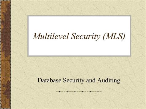 Ppt Multilevel Security Mls Powerpoint Presentation Free Download Id1134382