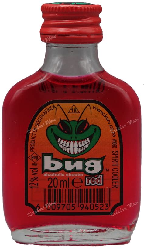 Bug Red Shooter 20ml Kalahari Moon Bug Red Shooter 20ml Kalahari Moon
