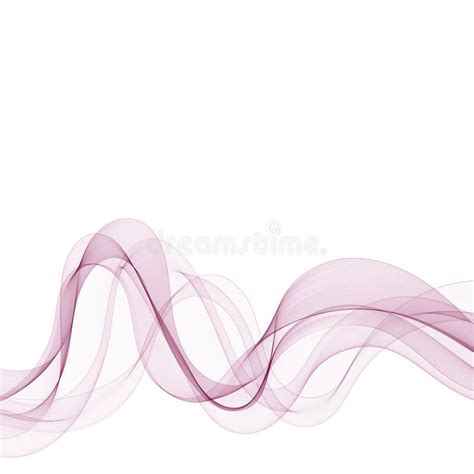 Wave Abstract Pattern Presentation Template Vector Design Element Purple Wave Eps 10 Stock