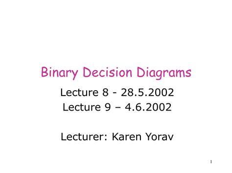 PPT Binary Decision Diagrams PowerPoint Presentation Free Download ID 9466297