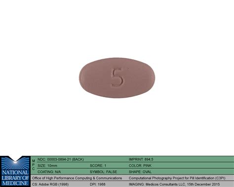 Pill Identifier Eliquis Size Shape Imprints And Color