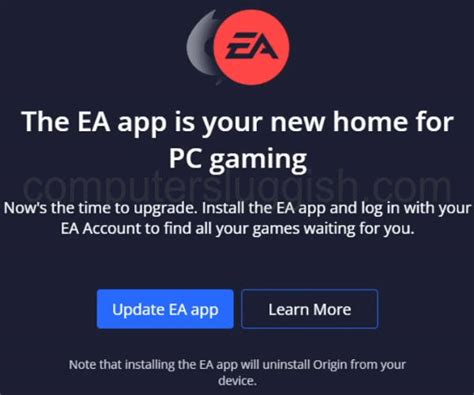 How To Remove EA App Migration Message In Origin - ComputerSluggish