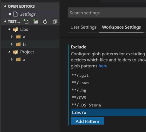 Files Exclude Setting Does Not Allow Specifying Root Name In The Relative Path · Issue 70438