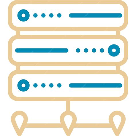 Premium Vector Server Location Vector Illustration