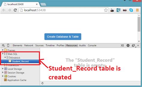 Working With Web Sql Database And Html5 Mindstick
