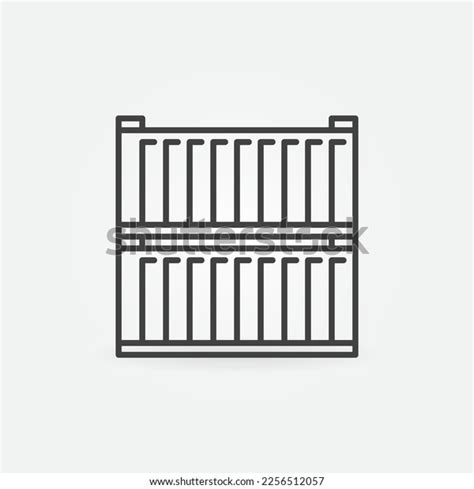 Pair Shipping Containers Vector Delivery Concept Stock Vector Royalty Free 2256512057