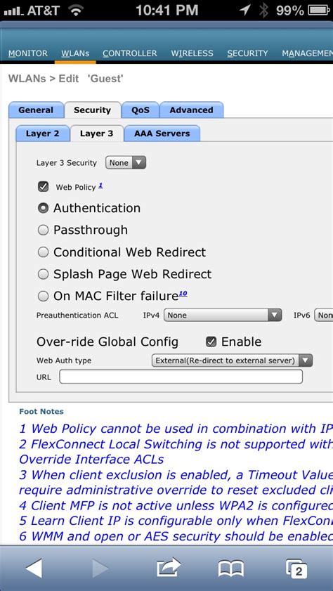 Solved WLC Eportal Cisco Community