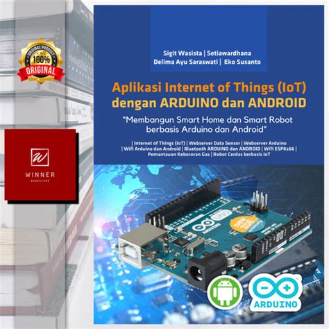 jual buku aplikasi internet of things iot dengan arduino dan android