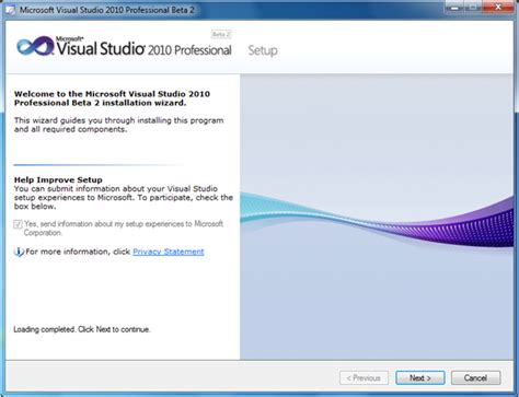 Visual Studio Beta