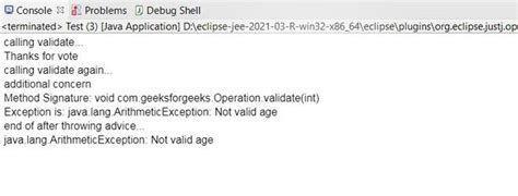 Spring AOP AspectJ Xml Configuration GeeksforGeeks