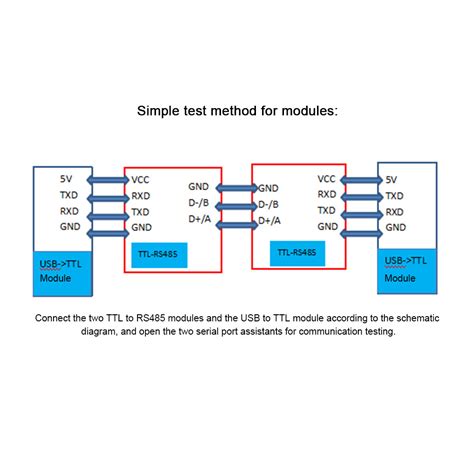 Single Chip MCU TTL To RS485 Module 485 To Serial Ubuy India