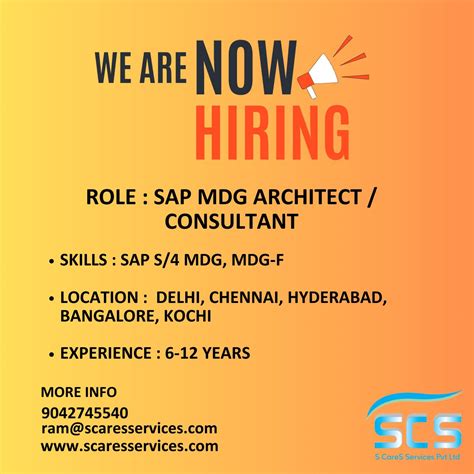 S Cares Services Pvt Ltd On Linkedin Sapmdgarchitect Sapmasterdataexpert S4hanamdge