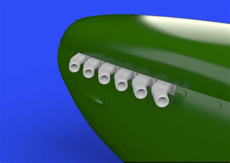 Spitfire Exhaust Stacks Rounded 172 Eduard Store