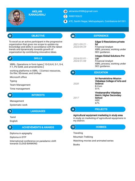 akilan kanagaraj cv pdf